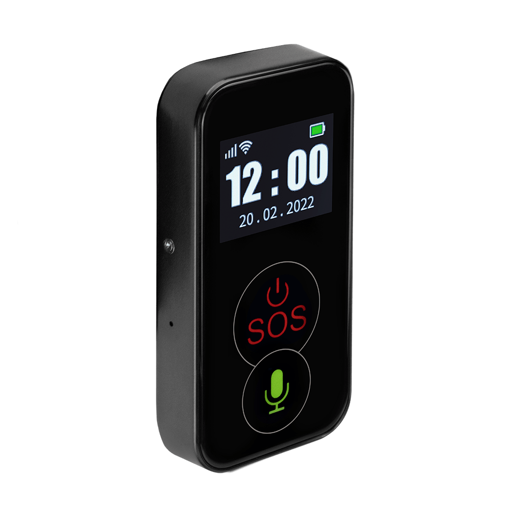 Wiesba WB61S - Personenalarmering - GPS Alarmknop Ouderen - GPS SOS-knop senioren - Alarm ...